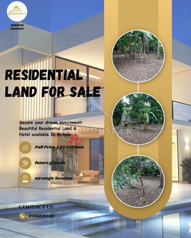 Residential Land for Sale – Makola Dewala Road in Sri Lanka | Anything ...